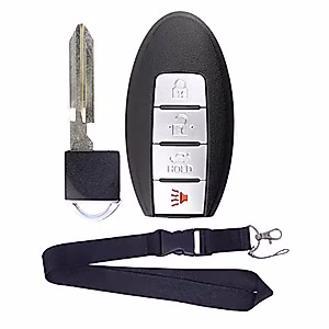 Fusedauto Replacement Smart Key Keyless Entry Remote compatible 2007-2012 Nissan Altima, 2009-2012 Maxima smart remote key fob - New kr55wk48903 (TRANSPONDER INCLUDED)