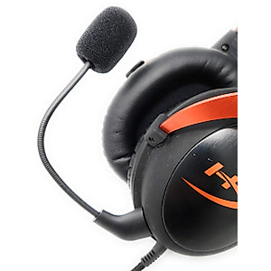 TNE Replacement Game Mic Microphone Boom for Pre-2021 1st Version Wired Kingston HyperX Cloud 2 II Cloud Core Cloud Pro CloudX PS5 Xbox One Nintendo Switch Computer PC Gaming Headsets