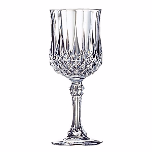 Luminarc Arc International Longchamp Diamax Wine Glasses (Set of 4), 5.5 oz, Clear