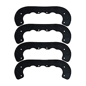4PK Snow Blower Poly Paddles Replacement for Toro CCR2000, CCR2450, CCR3600, CCR3650. PowerClear: 210R, 221QR, 421QR. | Replaces OEM# - 125-1128, 55-9250, 55-9251, 88-0771, 99-9313