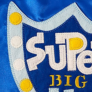 C.R. Gibson Blue 'Big Brother' Superhero Cape Children's Costume, 3pc, 22'' L