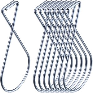 500 Packs Ceiling Hook Clips Ceiling Tile Hooks T-bar Clips Drop Ceiling Clips for Office, Classroom, Home and Wedding Decoration, Hanging Sign from Suspended Tile/Grid/Drop Ceilings
