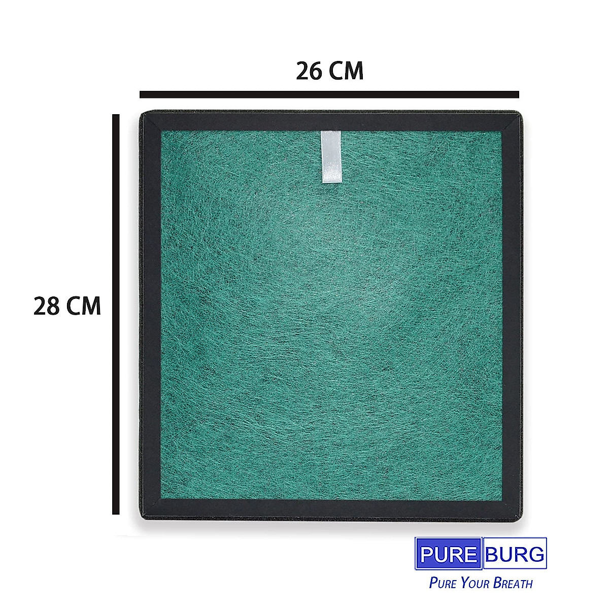 PUREBURG Replacement FIlter Compatible with Elechomes A3B, A3B WIFI,Olansi KJ200-A3B Air Purifier & Habitat 280a(e) Air Purifier,2-Pack H13 4-Stage Filtration