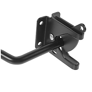 Housoutil 1 Set Hinges gate Latch for Wooden Fence Latch Hook Fence Latch gate Locks for Wooden Fence gate latches Heavy Duty gate Latch gate Handles Long Door Latch The Fence Carbon Steel