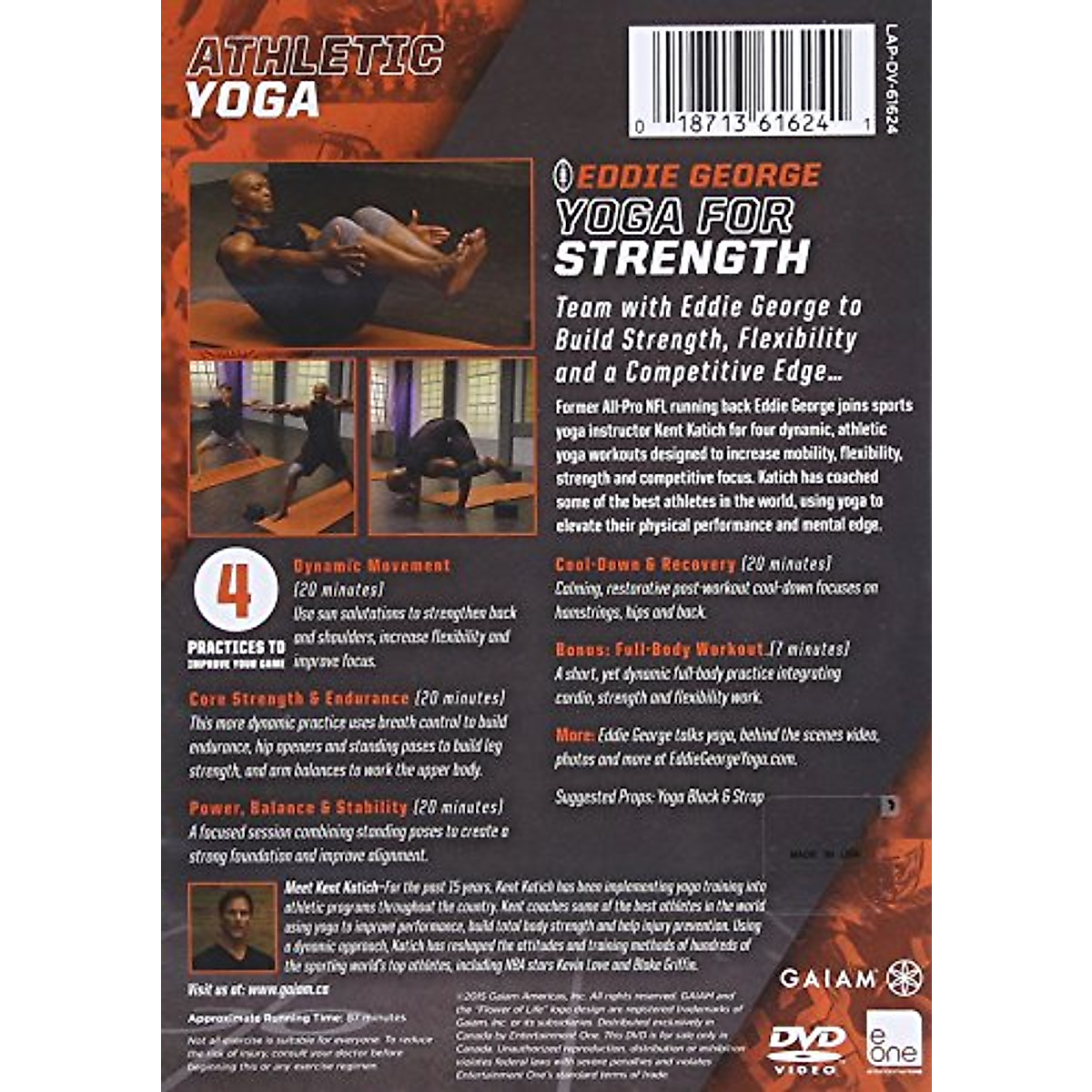 Gaiam Athletic Yoga: Yoga for Strength with Eddie George