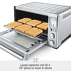 Breville BOV800XL Smart Oven Convection Toaster Oven, Brushed Stainless Steel