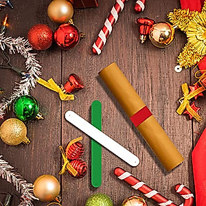 ZUYYON 9 Pcs White Red Green Silicone Flip Wraps Silicone Covered Metal Strips Gift Wrap Roll Holder Wrapping Paper Poster Holder Stabilizer Slap Bands for Storage Organization