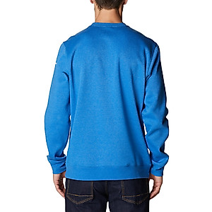 Columbia Men's Trek Crew, Bright Indigo Heather/CSC Stacked Logo, X-Large