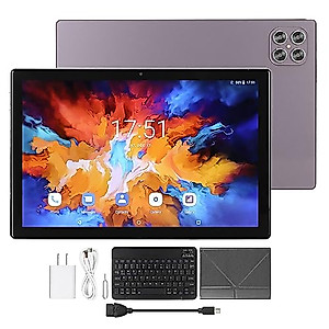 Haofy Tablet PC, Support FM GPS 10.1 Inch Tablet Dual Camera US Plug 100‑240V 12GB 256GB for Android 11.0 for Travel (#3)