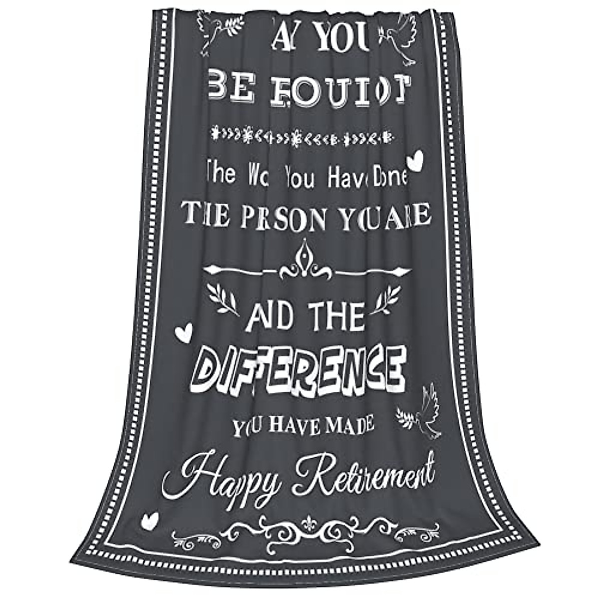 Retirement Gifts for Men 2022 - Soft Flannel Throw Blankets Best Retirement Gifts Ideas for Men Coworkers Friends Teachers Dad Grandpa Happy Retirement Gifts 50x60 Inches