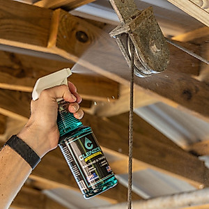 Clenzoil Marine & Tackle Rust Prevention Spray Lubricant & Corrosion Inhibitor | One-Step Cleaner, Lubricant, Protectant and Rust Remover & Inhibitor | 16 oz. Sprayer for Fishing & Boating Equipment