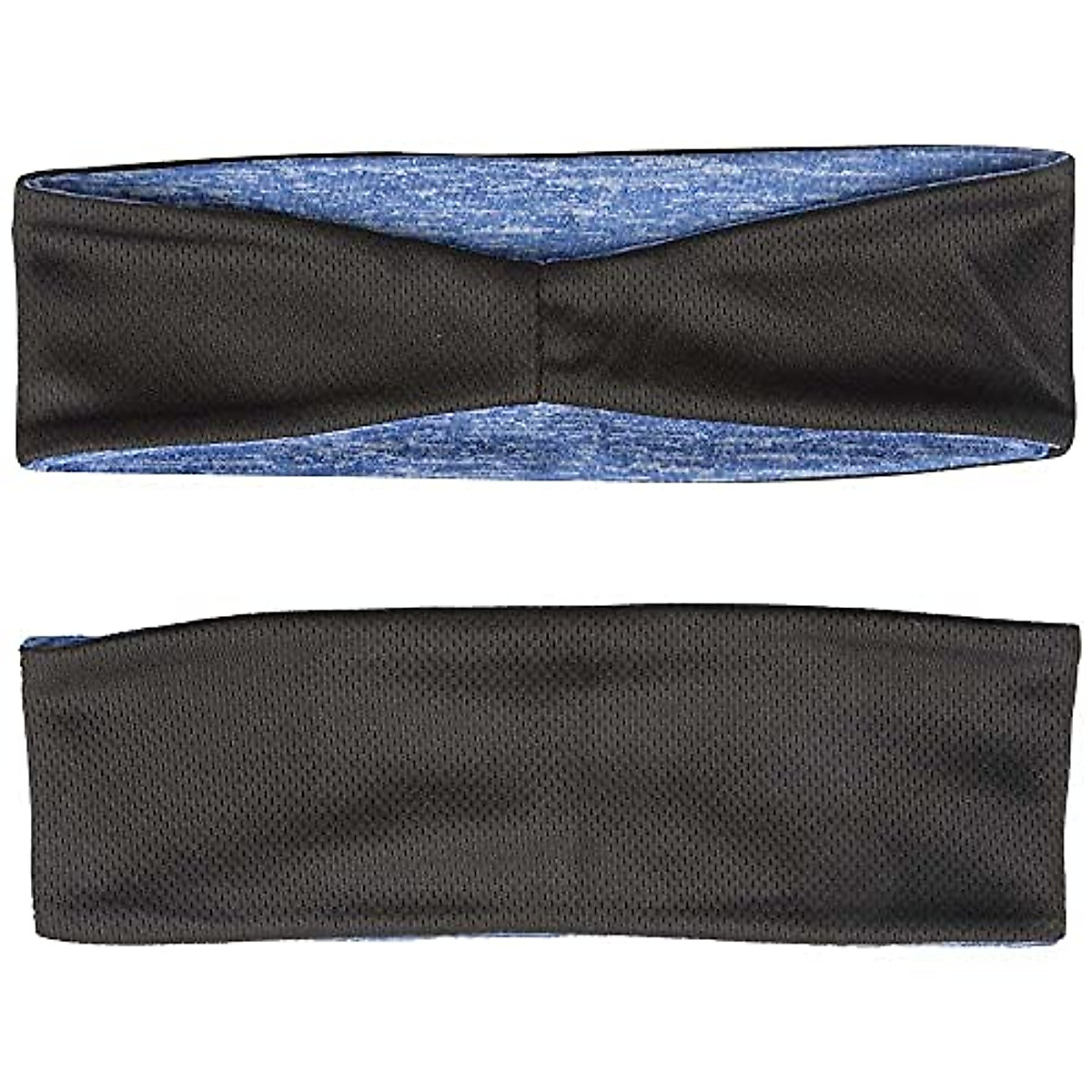 Klein Tools 60487 Headband, Cooling Evaporative Sweatband, Reversible and Lightweight, Can be Worn under Hard Hat or Helmet, Blue, 2-Pack