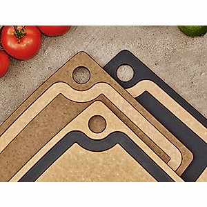 Epicurean Gourmet Series Cutting Board, 17.5-Inch by 13-Inch, Nutmeg/Natural