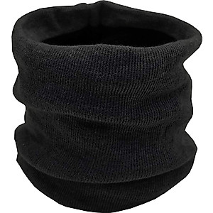 Winter Neck Gaiter, 12 Pack, Fleece Lined Interior Warm Cold Weather Scarf Wrap, Mens or Womens Bulk (12 Pack Assorted Solids)