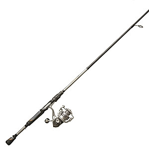 Quantum Throttle Spinning Combo, 10, 5.3:1 Gear Ratio, 5' Length 2pc, 2-6 lb Line Rate, Fast Action, Ambidextrous, TH10502ULA.NS3