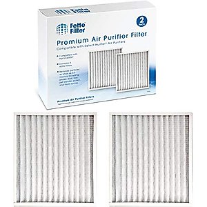 Fette Filter - 2 Premium Air Purifier HEPA Filters Compatible with 30930, 30020, 30393, 30200, 30201, 30205, 30250, 30253, 30255, 30256, 30350, 30374, 30375, 30377, 30380, 30390, 37255, 37375. Pack of 2
