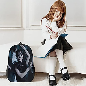 Wednesday Backpack School bags Unisex Travel Bookbag for Back to School Teen Sports Casual Daypack
