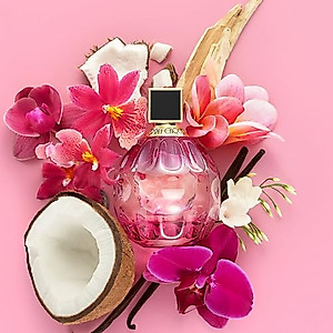 JIMMY CHOO Rose Passion Eau de Parfum - Long Lasting Fragrance with notes of Coconut Water, Orchid & Vanilla - Floral & Woody - 3.3 fl. oz.