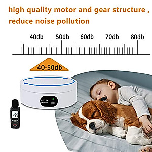 Motorized Rotating Display Stand for Epoxy Glitter Tumbler,360 Degree Automatic Mute Rotating Turntable for Photography Products Display,Live Video Show,Tumbler Supplies Spinner,Jewelry,Models,Battery