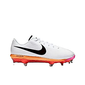 Nike Lunar Hyperdiamond 3 Pro White/Bright Crimson/Pink Blast Women's Softball Cleat SZ 9
