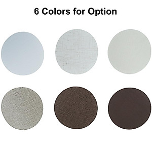 Kiven Led Light Cover,Light Blocking Stickers, 2.4in in Dia,Brownish Yellow Fabric, LED Light Dimming Sticker for Recessed Light/Can Light, LED Spotlight, Ceiling Light, Downlight