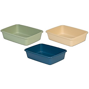 Petmate Litter Pan with Microban - Peacock Blue - Small