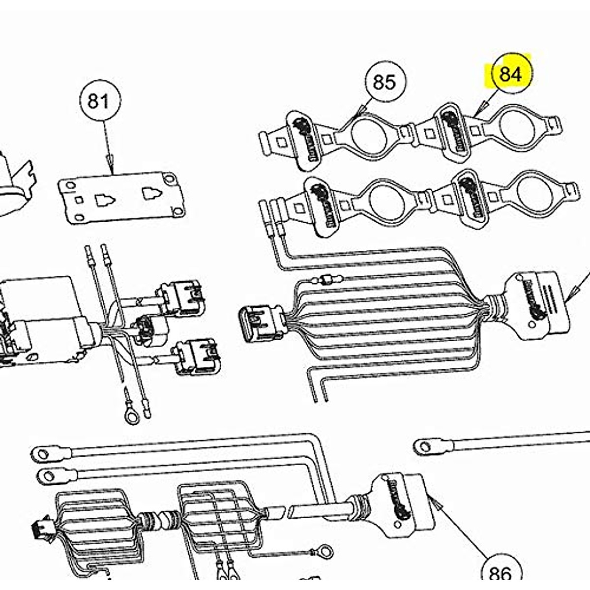 SnowDogg Part # 16160511 - Gen 2 Plow Harness Cap