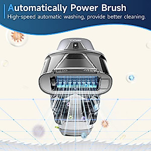 TAB Carpet Cleaner Machine, Portable Carpet Cleaner,2023 Upgrade Lightweight Cordless Spot Cordless Upholstery Stain Remover Deep Cleaner for Pets,Stairs,Car,With PowerBrush & Extend Hose, ErasePro H6