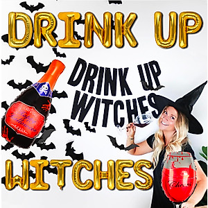 Cheers up Witches Balloons Cheers Drink Witches Party Decoration Cheers up Witches Banner Cheers Witches Sign