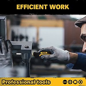 26-Piece Magnetic Screwdriver & Bit Set - Strong Magnetic Bit Holder and Screwdriver Bits, Durable & Versatile, Ergonomic Cushion Grip 95mm & 210mm Handles, Torx, Square, Phillips, Slotted Bits