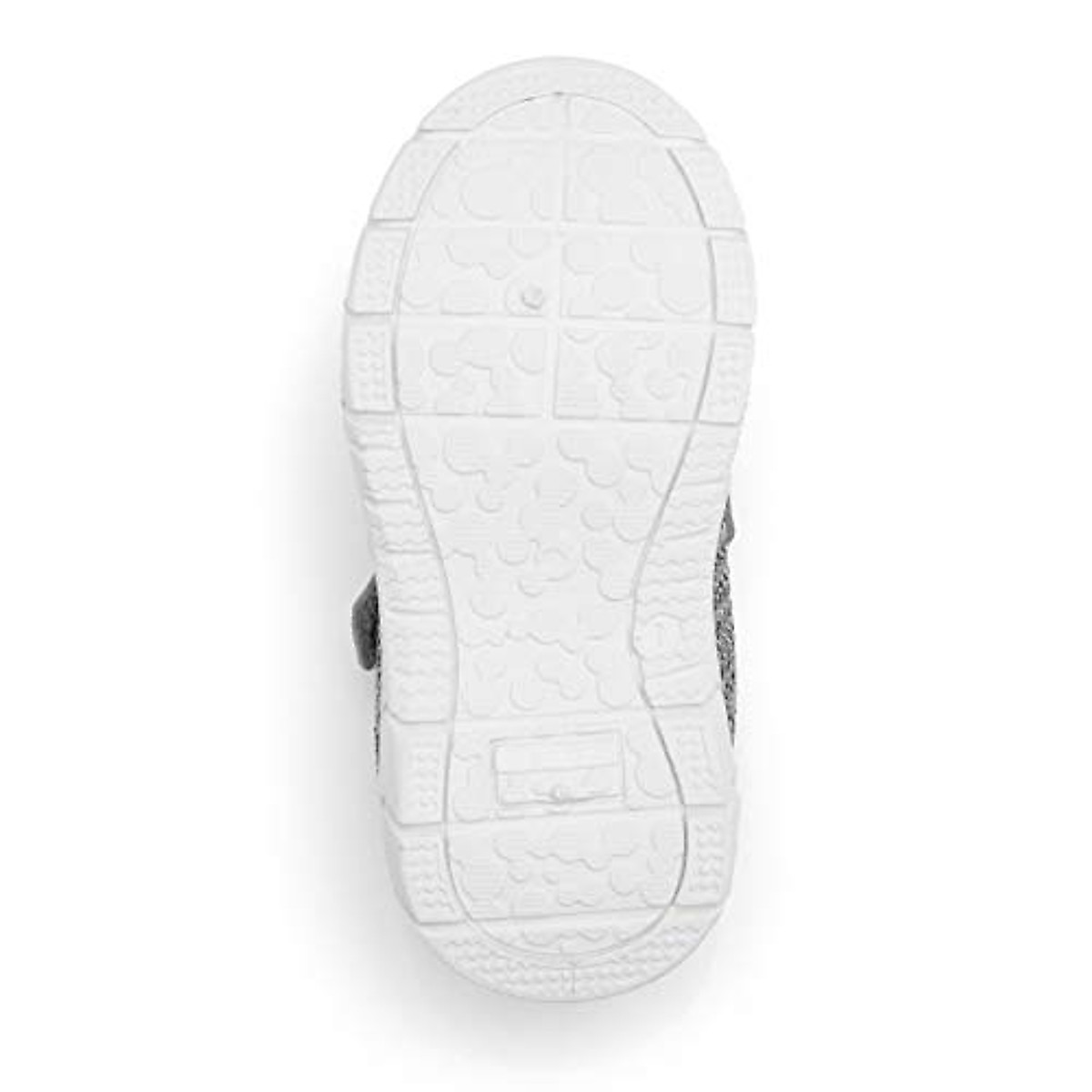 Simple Joys by Carter's Kids Jodynn Knitted Athletic Shoe Sneaker, Silver, 7 US Unisex Toddler