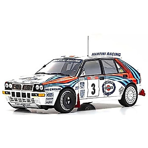 Lancia Delta HF Integrale Evoluzione #3 Didier Auriol - Bernard Occelli Martini Racing 3rd Place Tour de Corse - Rallye de France (1992) 1/18 Diecast Model Car by Kyosho K08348H