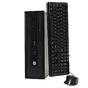 HP EliteDesk 800 G1-SFF, Intel Core i5-4570 3.2GHz, 16GB RAM, 500GB Hard Drive, DVDRW, Windows 10 Pro 64bit (Renewed)