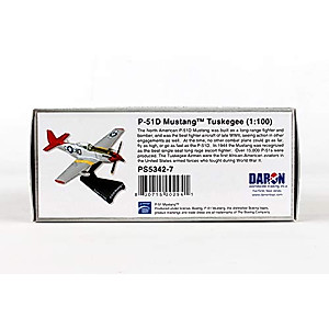 Daron Worldwide Trading P-51 Mustang Tuskegee 1:100 Vehicle