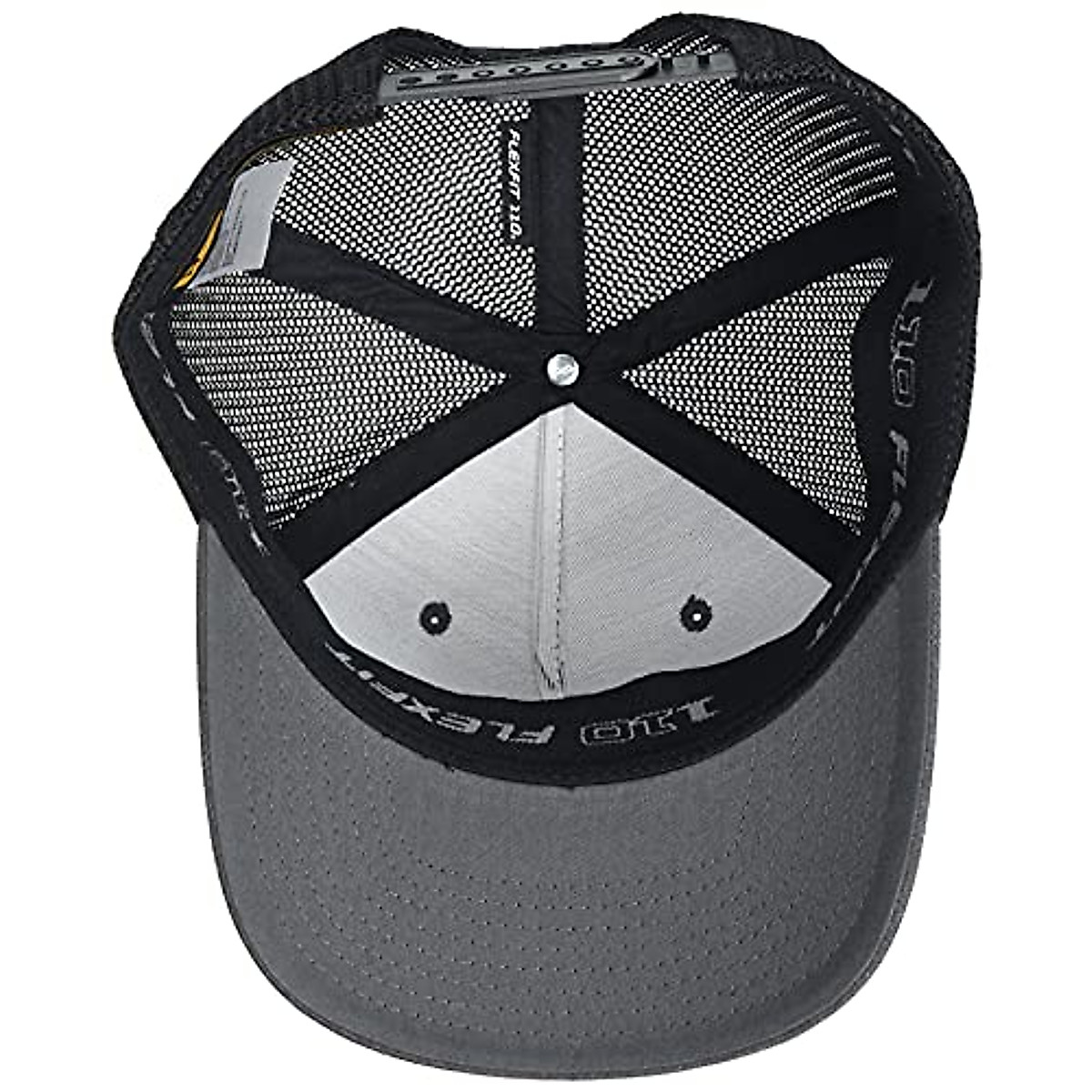 Caterpillar Men's Patch Flat Bill Cap, Charcoal Heather, One Size