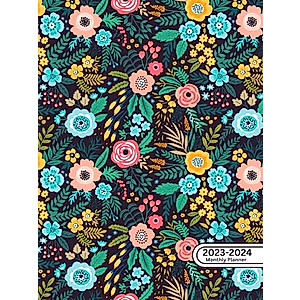 July 2023-December 2024 18 Month: Monthly Planner 2023-2024 | July 2023 to December 2024 | Agenda Schedule Organizer,A4
