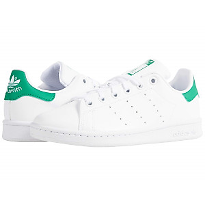 adidas Stan Smith (End Plastic Waste) Sneaker, White/White/Core Green, 6.5 US Unisex Big Kid