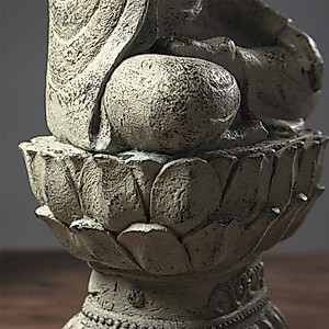 Zen World Buddha Statue, for Zen Decor Spiritual Decor Meditation Decor, Bring You Inner Peace and Love