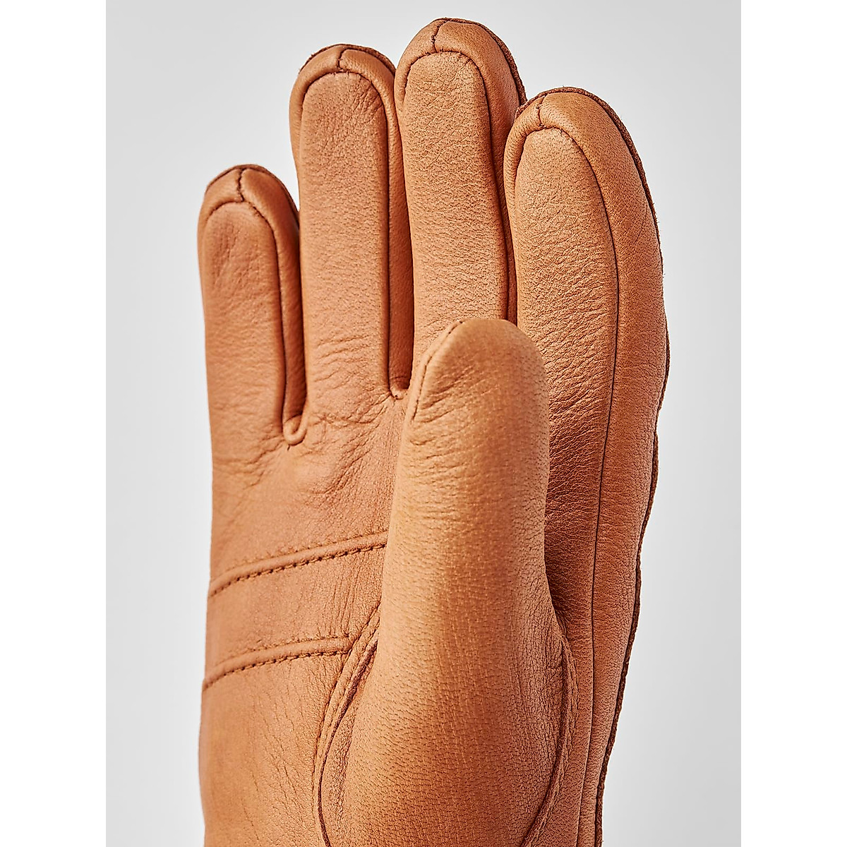 Hestra Women's Deerskin Primaloft Glove, Leather Insulated Warming Everyday Winter Glove - Cork - 8