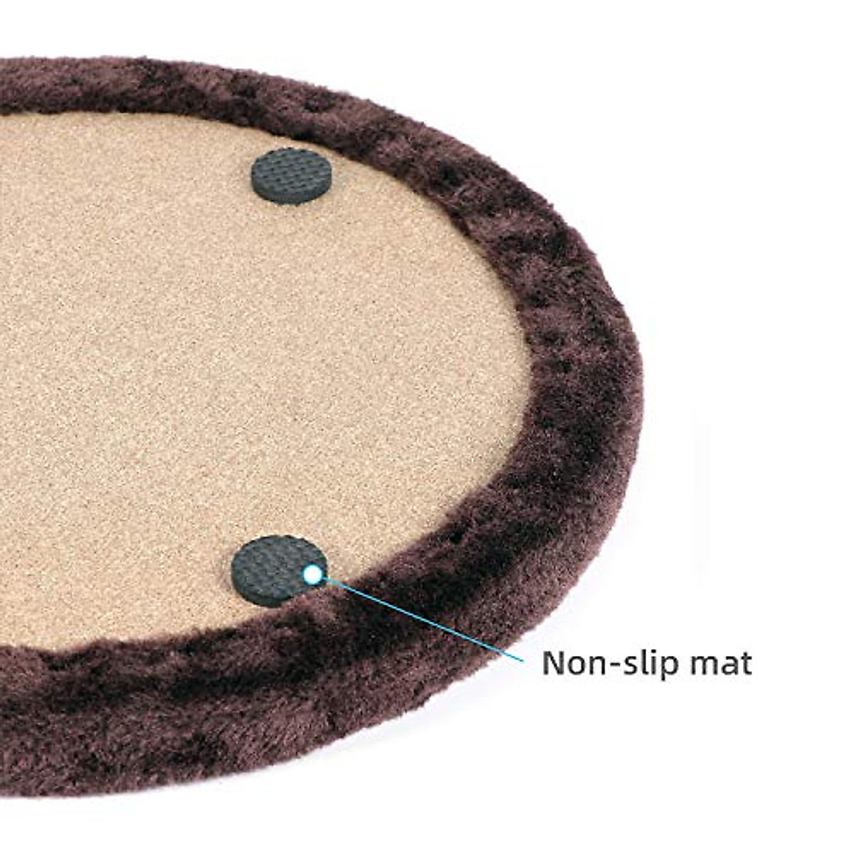 Happi N Pets The Original Cat Arch Self Groomer Cat Massager, Cat Hair Brush For Grooming With Sturdy Cat Scratching Pad And Catnip Toy, Cat Face Scratchers, Durable Brusher, Cat Rubbing Post & Scratcher