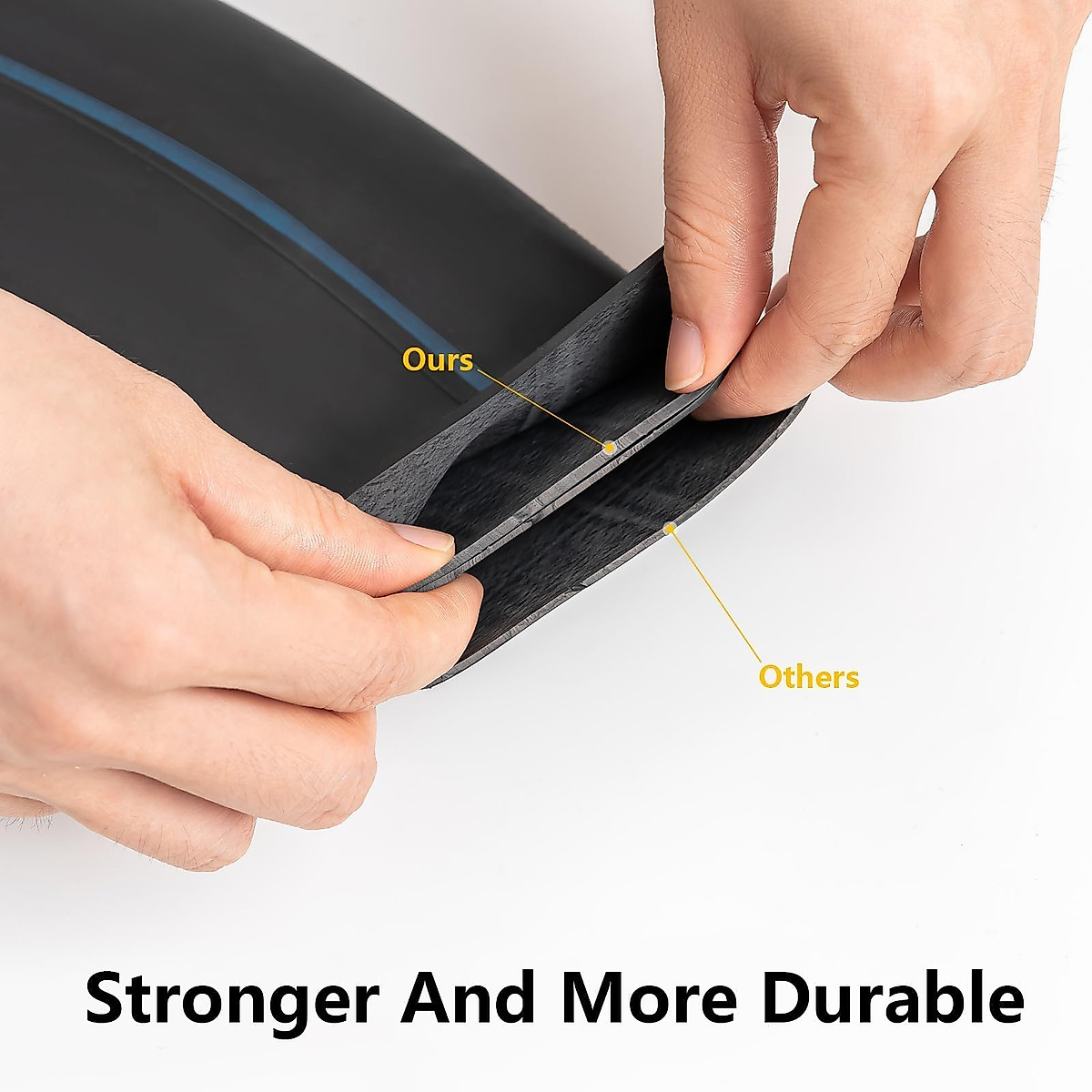 2-PCS 20x4 Heavy Duty E-Bike Tubes 20X4.0 AV32mm (89/102-406) Inner Tubes 20" x 4.0" Compatible with 20x3.5/4.0 E-Bike Bicycle Fat Tire Tubes Schrader Valve