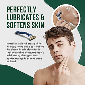 Alonzo’s Sensational Shave - Pre Shave Oil with Sandalwood Oil, Beard Kit Essential, Men’s Face Care and Skin Care Pre-Shave Oil, 2fl oz