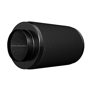 TerraBloom 6" Air Filter 16" Long, 46mm Thick Carbon Bed, Airflow up to 400 CFM. Premium Carbon Air Filtration From Odors, VOCs, Airborne Pollutants for Grow Tents, Homes, Commercial Applications.