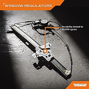 Dorman 740-651 Front Left Side Manual Window Regulator (Regulator Only) Compatible with Select Chevrolet / GMC Models
