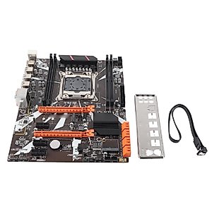 X99 LGA2011-3 DDR4 Computer Motherboard Mainboard, LGA2011 V3 Gaming Motherboard with NVME M.2, Four Channels DDR4 ECC/REG i7 Processor