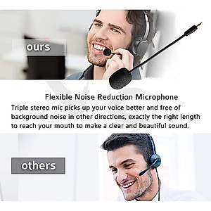 AMYYMA Turtle Beach Replacement Mic 3.5mm Detachable Microphone Boom for Ear Force Turtle Beach Xbox One Stealth 400 420x 450 500p 520 Recon 50x 50p 50 60p 150