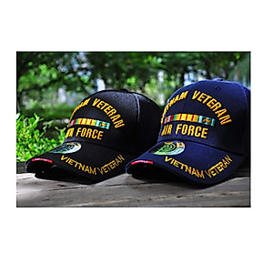 Air Force Vietnam Veteran Hat Embroidered Baseball Cap Duck Tongue Cap Sun Hat
