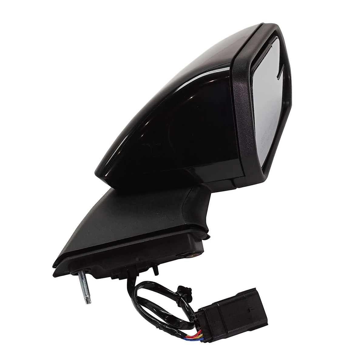 Kool Vue Driver & Passenger Side Power Non-Heated Mirrors for Ford Mustang 2015-2020 With Spotter Glass; Without Signal Light, Memory & Puddle Lamp Paintable