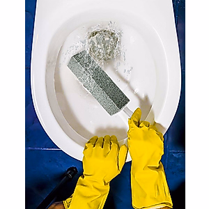 Pumice Stone for Toilet Bowl Cleaning with Handle Toilet Stone Household Cleaning 8 Pack