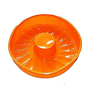 X-Haibei Round Tube Savarin Cake Pan Ice Cream Gelatin Bread Baking Silicone Mold 9.5inch